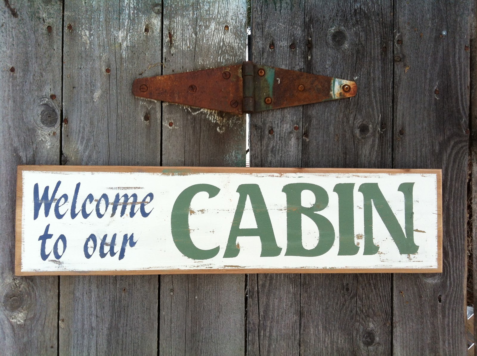 Rusty Nail Signs: Painted Country Signs - $25