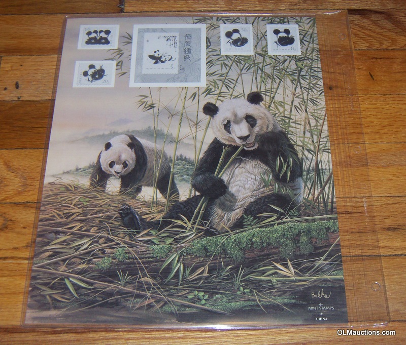 Internet Superstores: The Giant Panda Of China 5 Stamp Set Mint Stamps ...