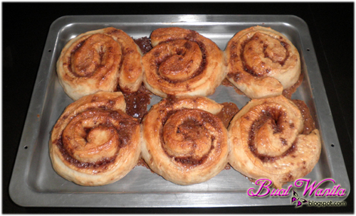 Resepi Roti Milo Gulung Ala Cinnamon Roll - Buat Wanita