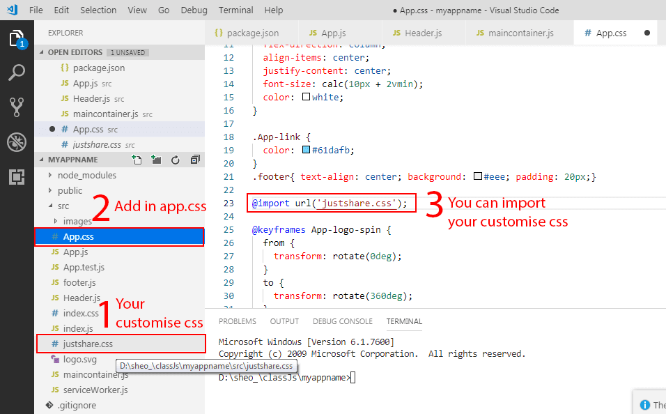 How To Create A New Component In React Online Tutorial For Javascript Reactjs Html And Css