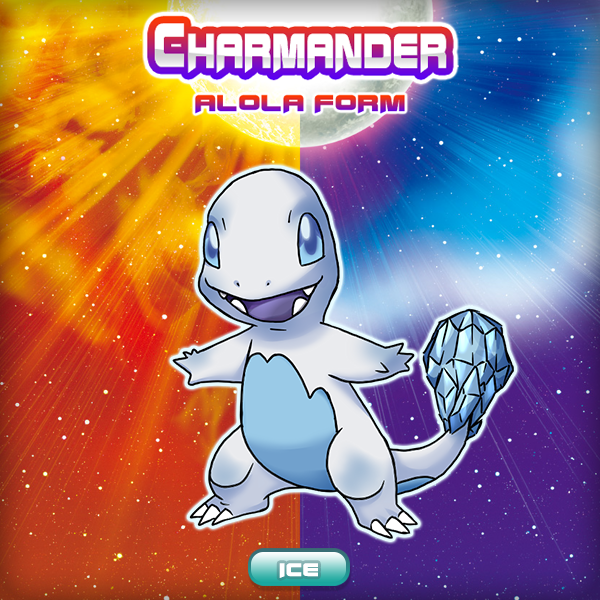 Desenhos do Réu: Alola Form de Charmander, Charmeleon e Charizard!
