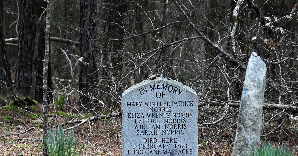 Great Warriors Path: Natives versus Settlers: the Long Cane Massacre ...
