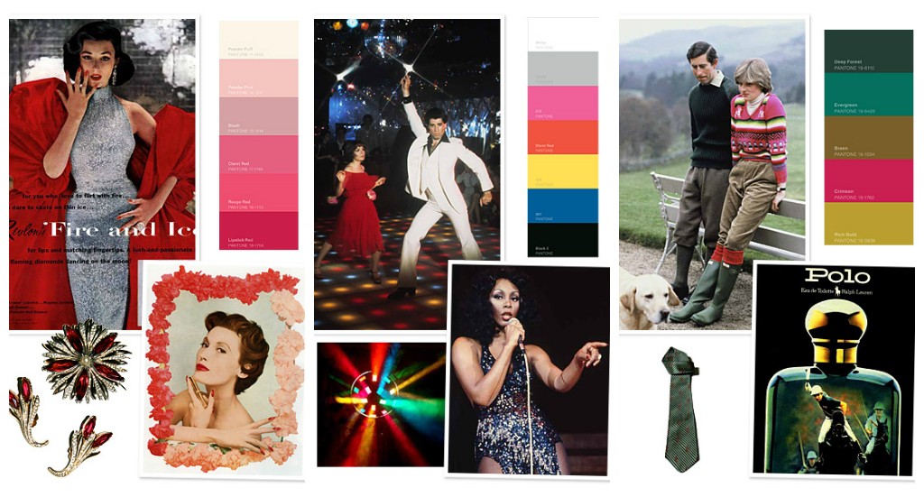 feel good time: decade color palettes.