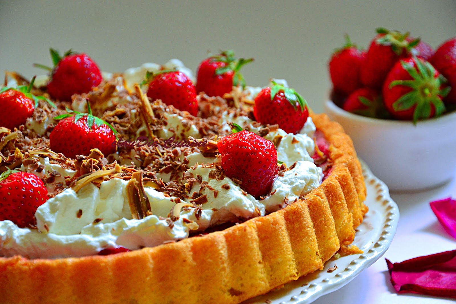 dia.cuisine: Tarta cu capsuni si ciocolata