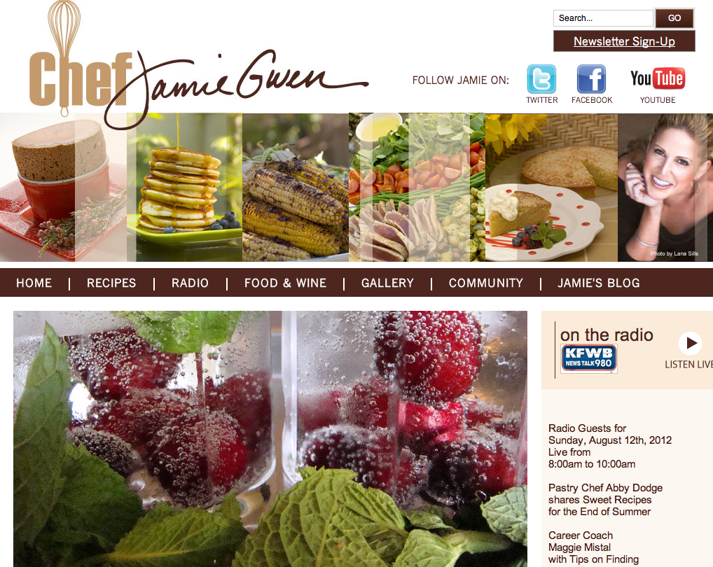 Jesse Bluma at Pointe Viven: My Recipe Featured by Chef Jamie Gwen and ...