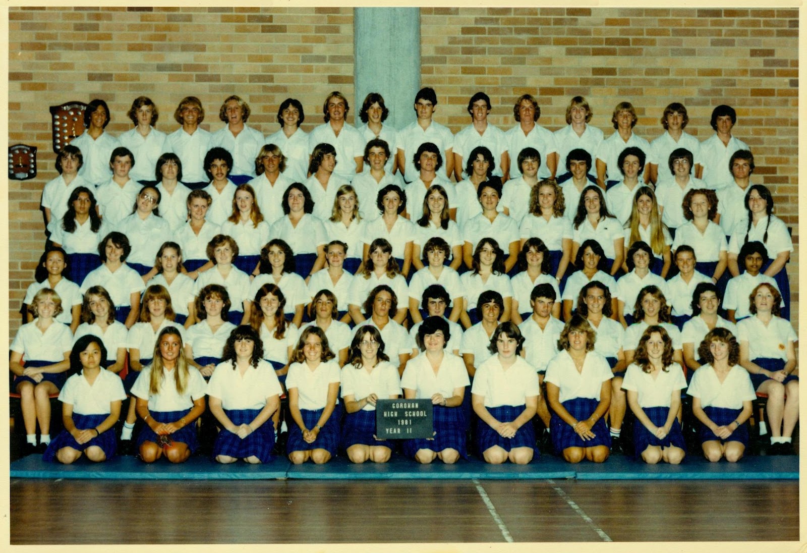 Gorokan High School: Class Photo 1981 Year 11 (all)