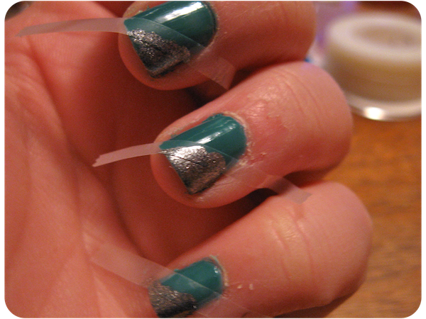 BEAUTY: Diagonal Nail Tip Manicure | Neon Rattail