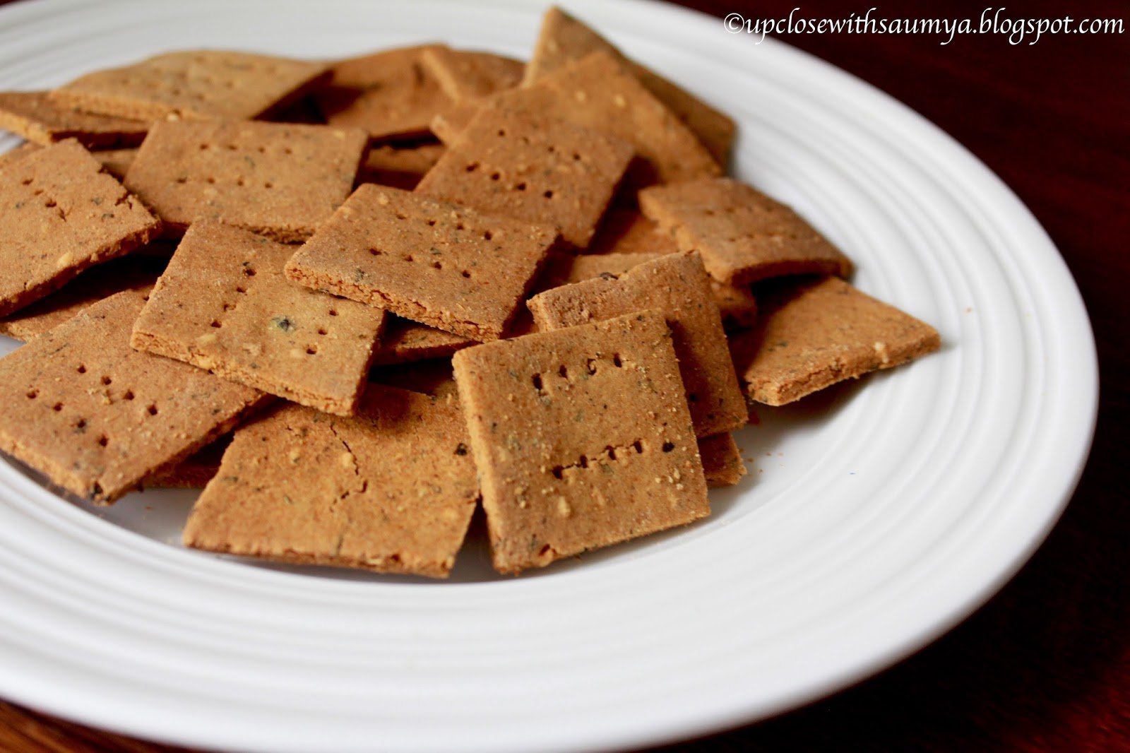 UpclosewithSaumya: Baked Sorghum Flour Crackers/Jowar Methi Mathri ...