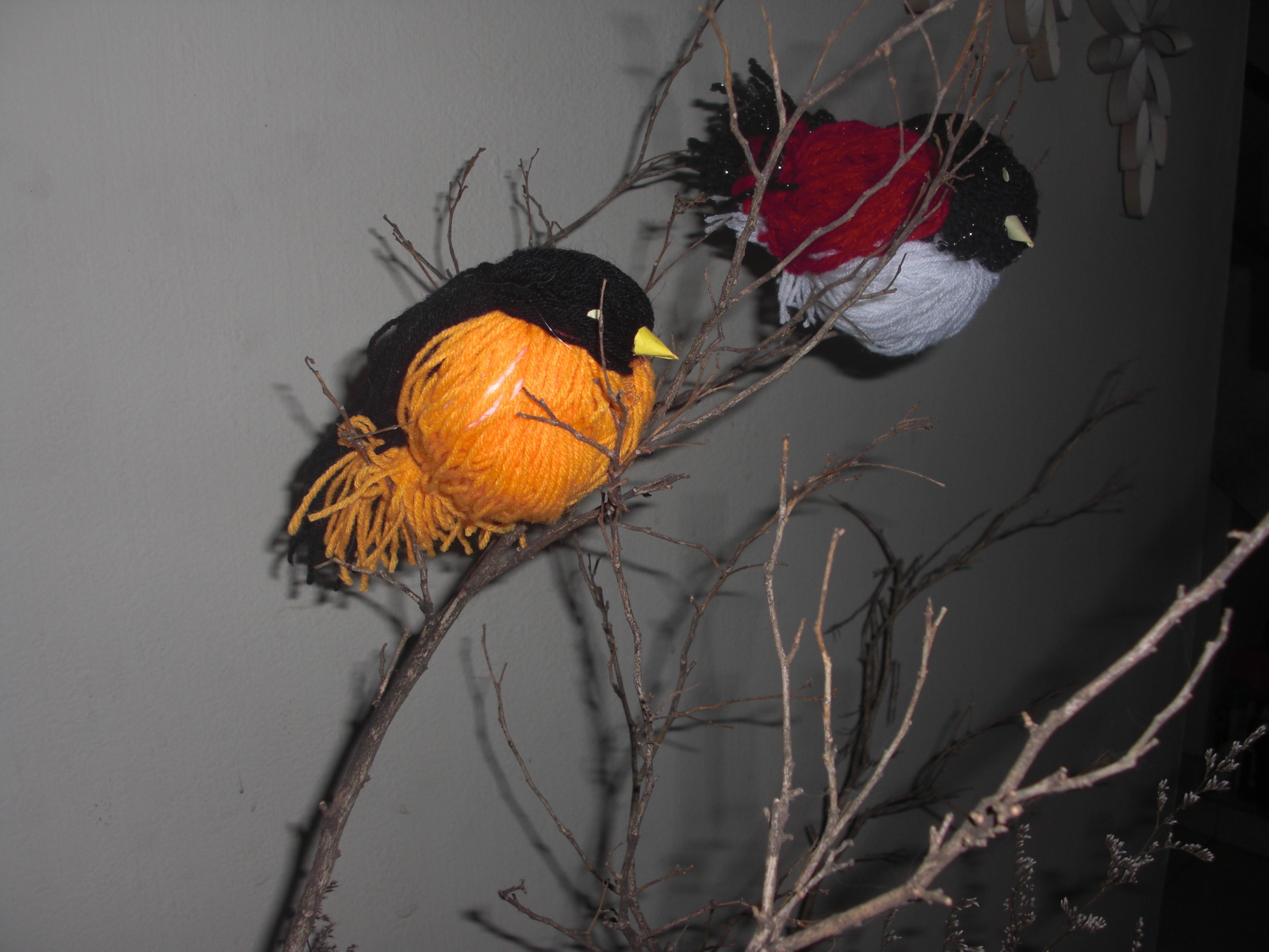 Creative Art and Craft: Birds with Woollen Thread