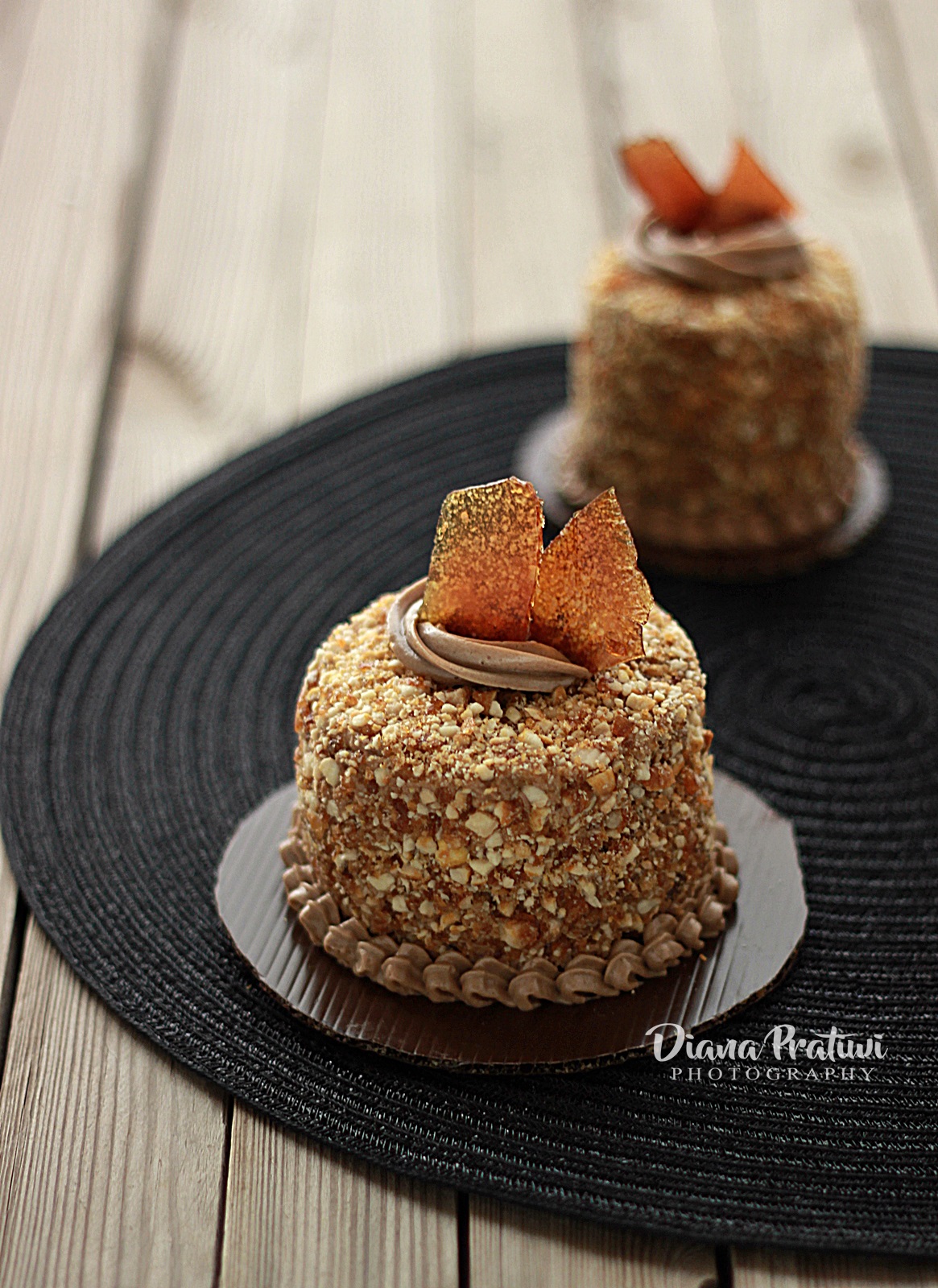 Welcome to Teawe's blog: Mini Mocca Nougat Cake