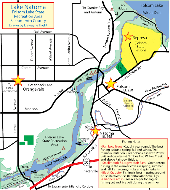 Wes' Travels to California Lakes: Lake Natoma - Sacramento County ...
