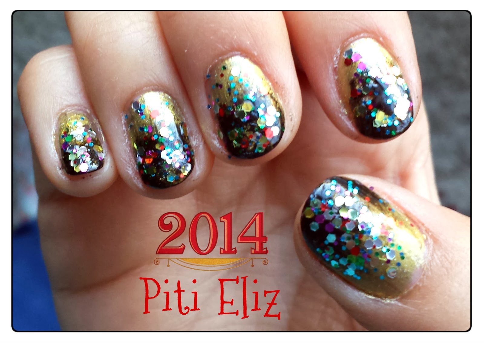 NAIL ART CONCEPCIÓN: FELIZ AÑO NUEVO ! Confeti y Fuegos Artificiales NAIL ART CONCEPCIÓN: FELIZ AÑO NUEVO ! Confeti y Fuegos Artificiales