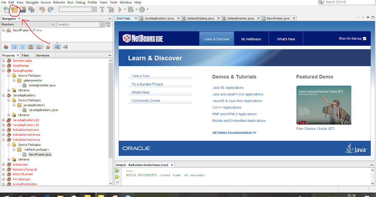 Penggunaan Combo Box pada Java Netbeans