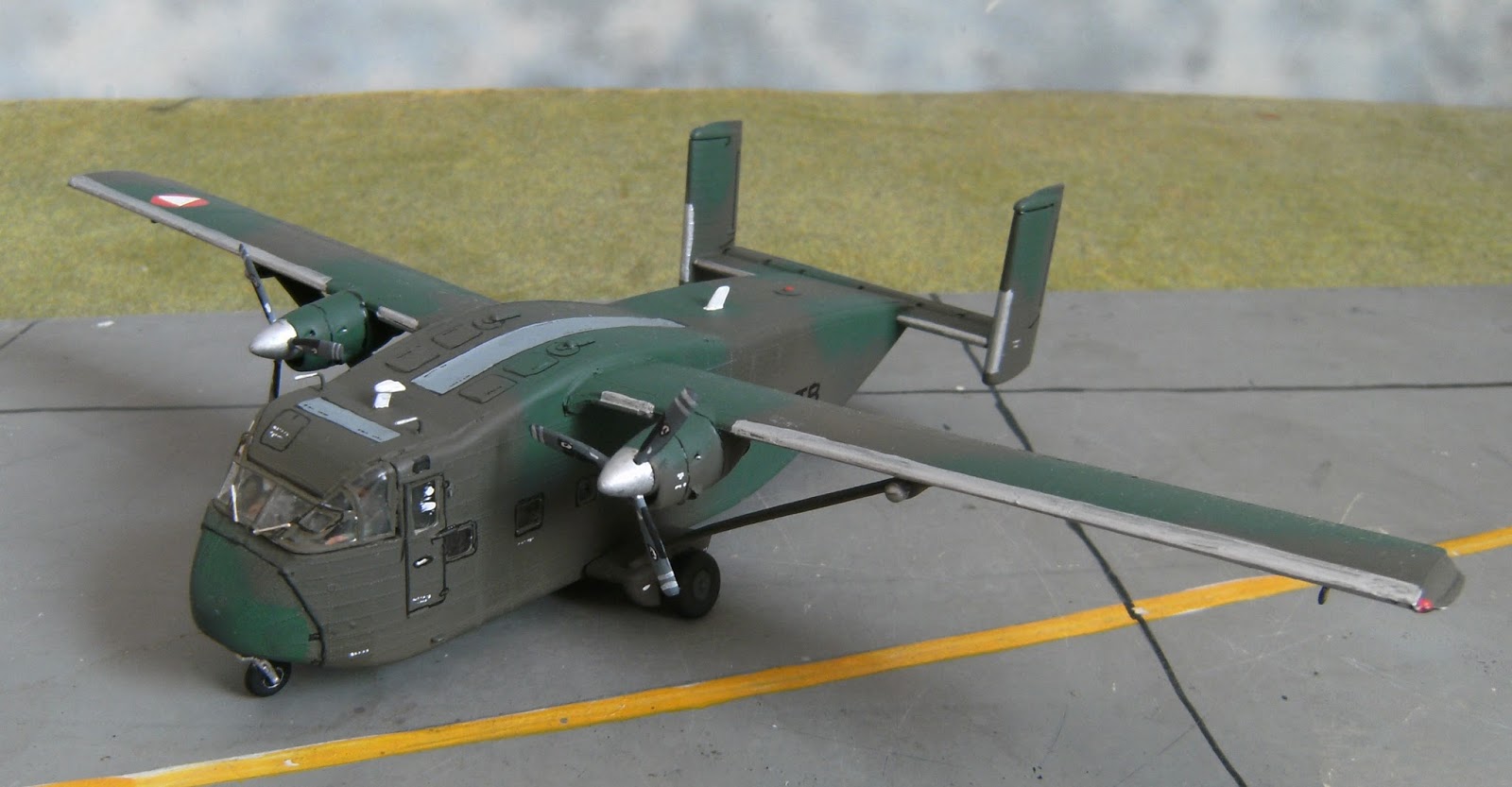 Happyscale-Modellbau: Short SC.7 Skyvan - restored Airfix-kit built in ...