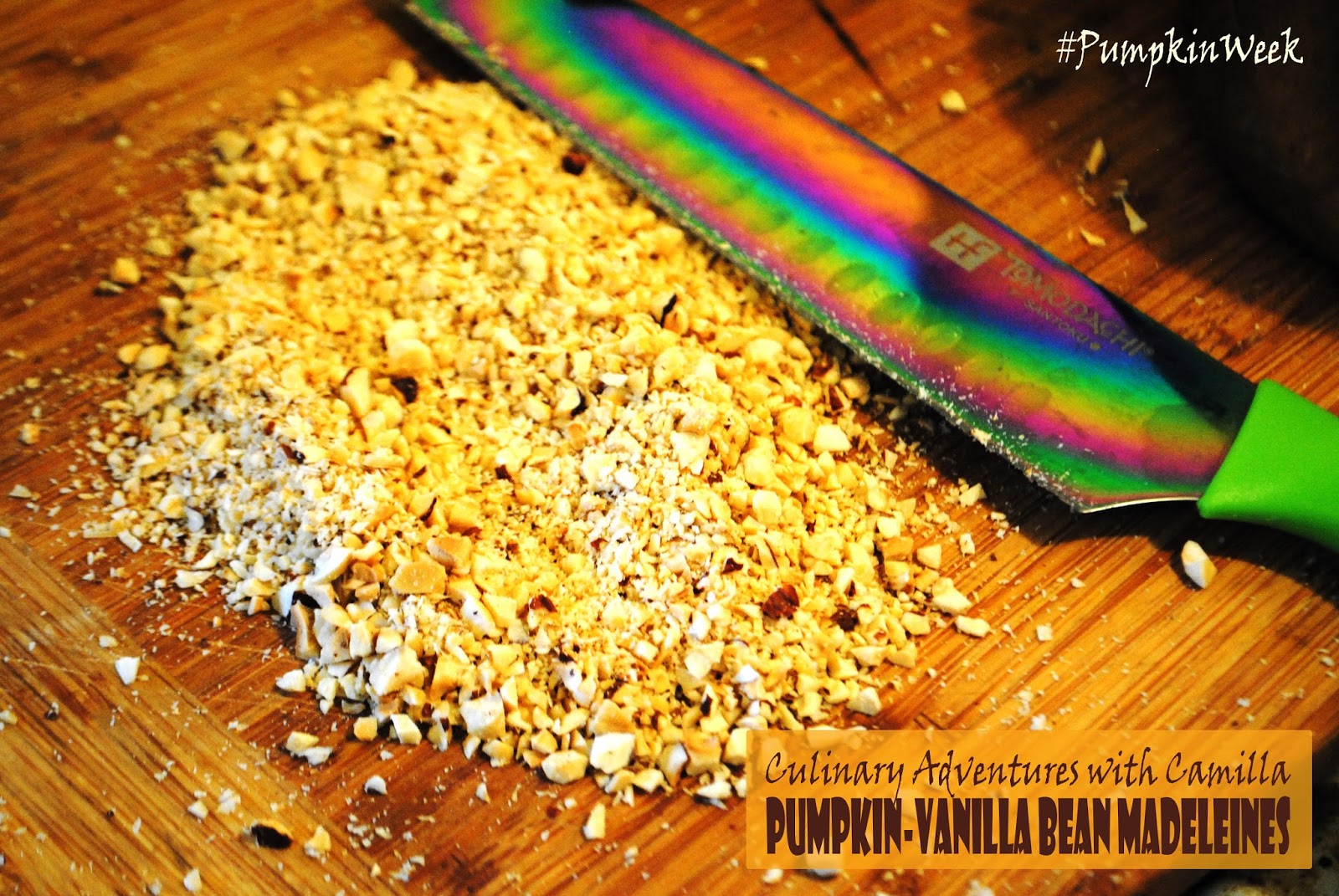 Pumpkin-Vanilla Bean Madeleines for #PumpkinWeek