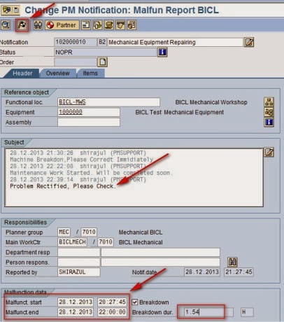 SAP Consultant,Bangladesh: SAP PM Notification Create
