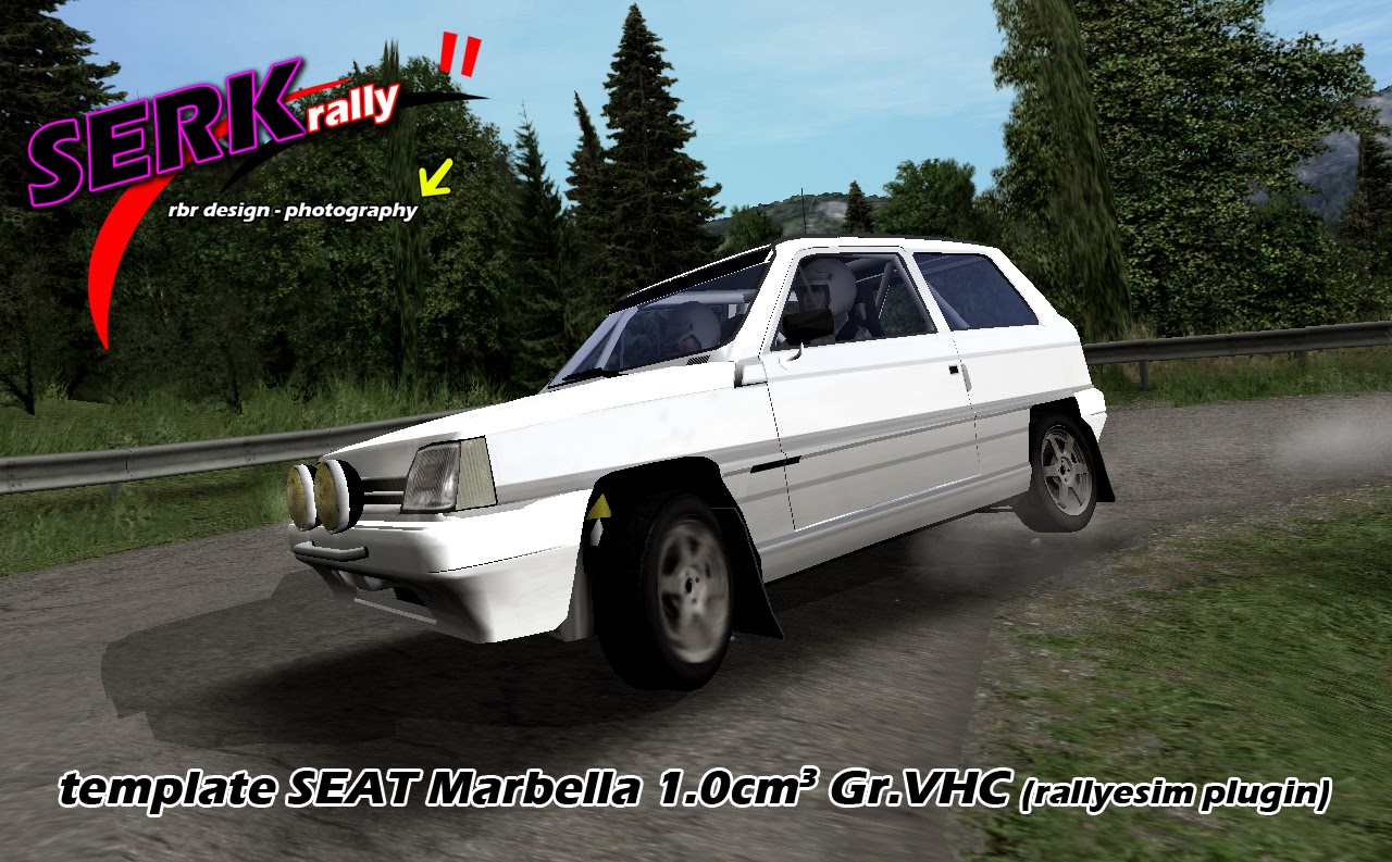SERK rally: Templates SEAT / SKODA / VOLKSWAGEN / AUDI / PORSCHE