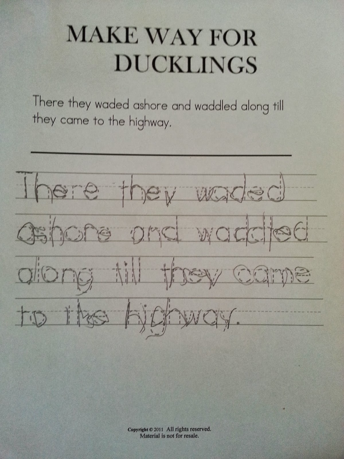 Love Life Laugh Learn: Make Way For Ducklings