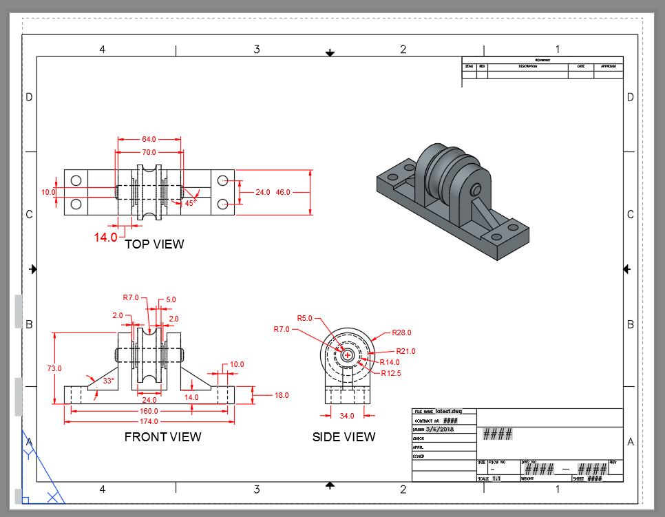 AUTOCAD NETWORK: Mechanical modeling tutorial in AutoCAD 2018