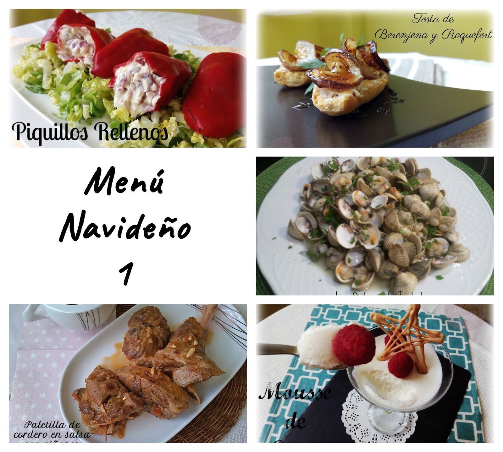 Menú navideño 1 | Las Delicias de Isabel