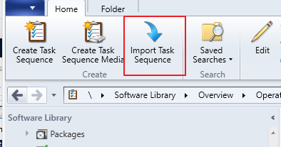 Universal Task Sequence Import - SCCM Task Sequence with a GUI