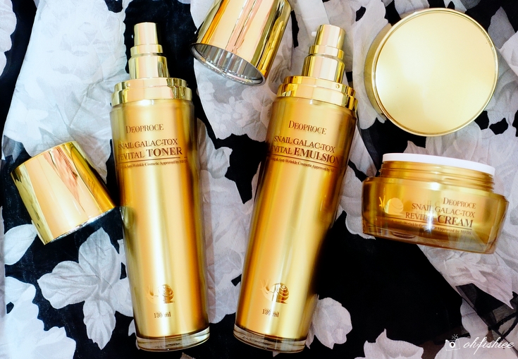 oh{FISH}iee: Review: DEOPROCE Korea Snail Galac-toc Revital Skincare ...