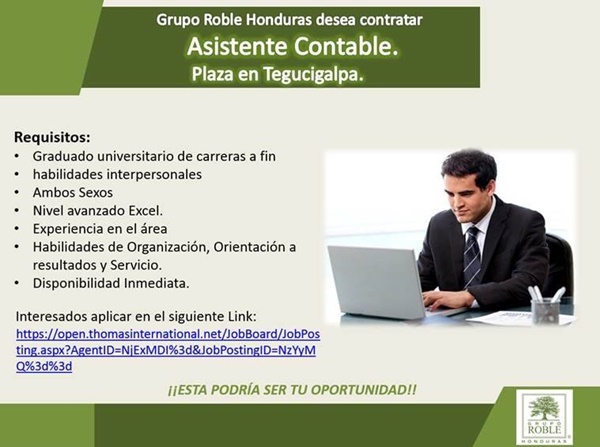 Asistente Contable - Tegucigalpa