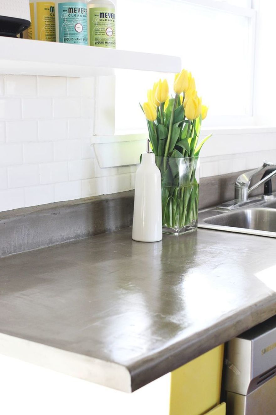 She Hated Her Laminate Counters, But Had Less Than $100 To Spend. So ...