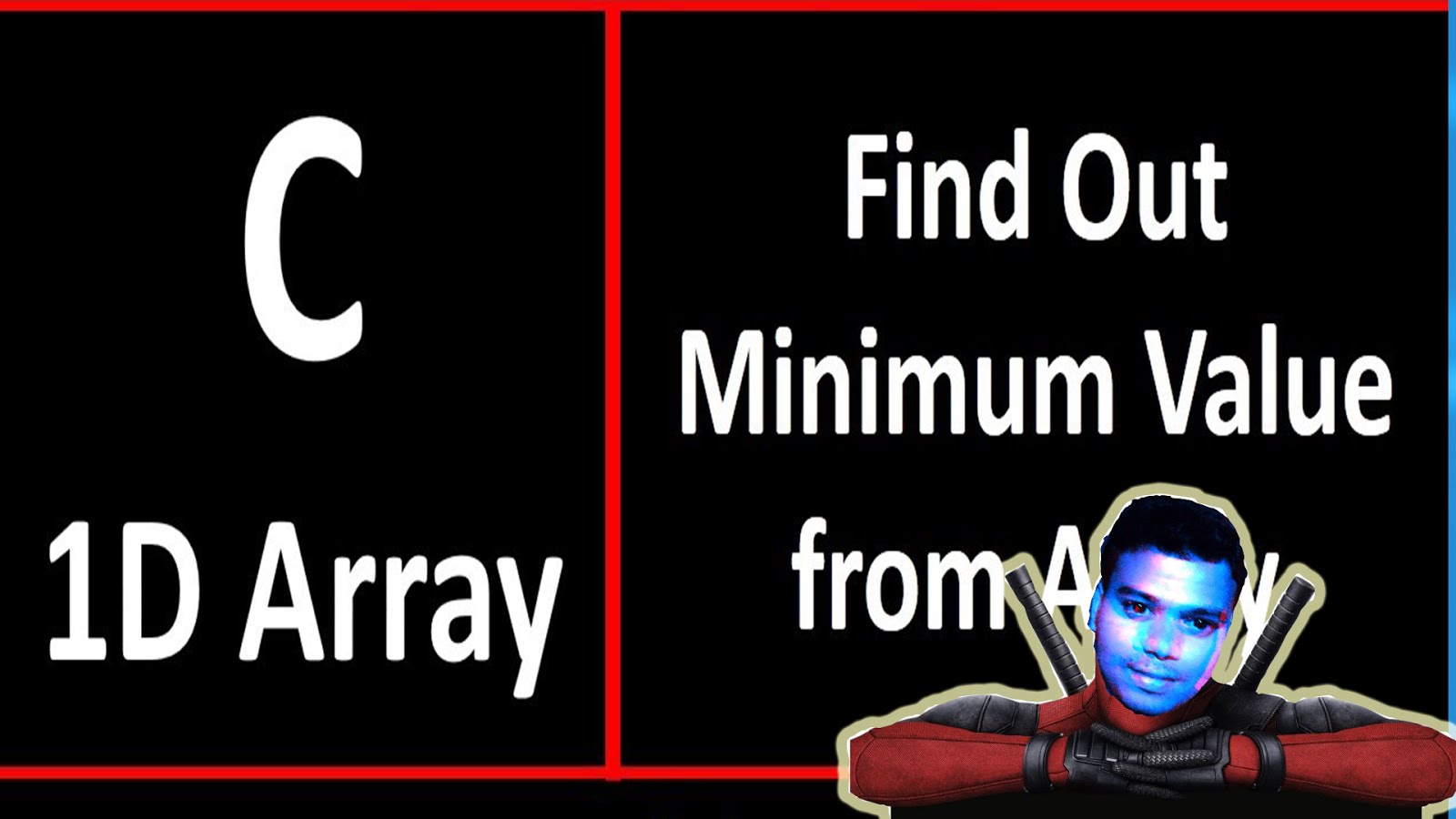 Finding The Smallest Element In An Array C program