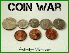 Money War - Coins - The Activity Mom