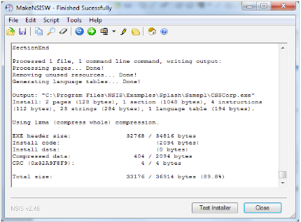 CSS Corp Labs: Write your first NSIS script