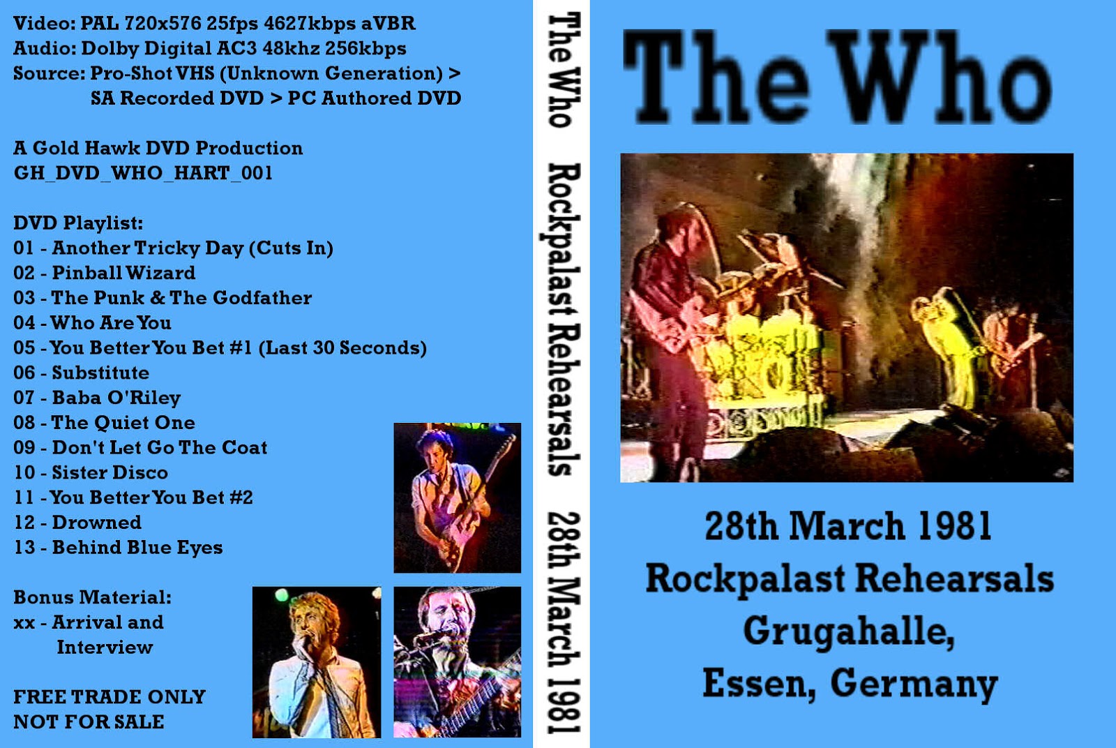 T.U.B.E.: The Who - 1981-03-28 - Essen, DE (DVDfull pro-shot ...