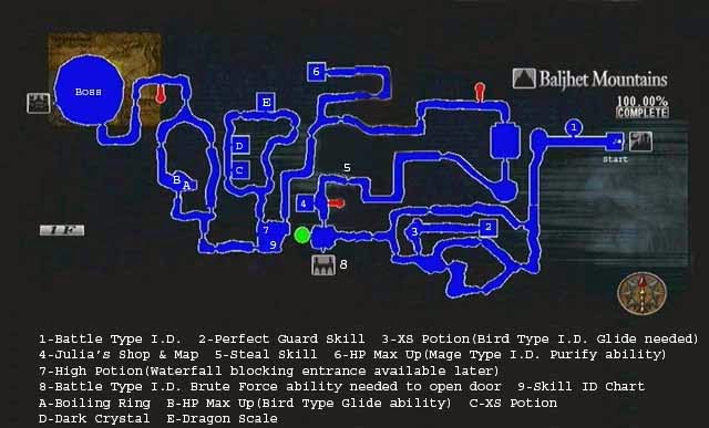Castlevânia Curse of Darkness: Mapas