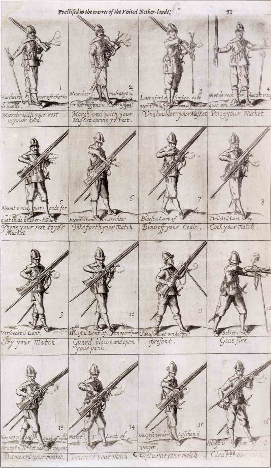 The encyclopedia of weapons: Matchlock drill