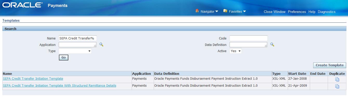 SEPA SCT Setups in R12 | Oracle Techno & Functional