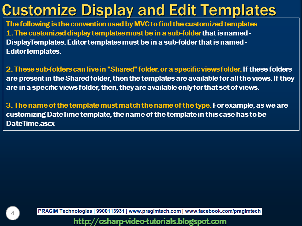 Sql Server Net And C Video Tutorial Part 45 Customize Display And