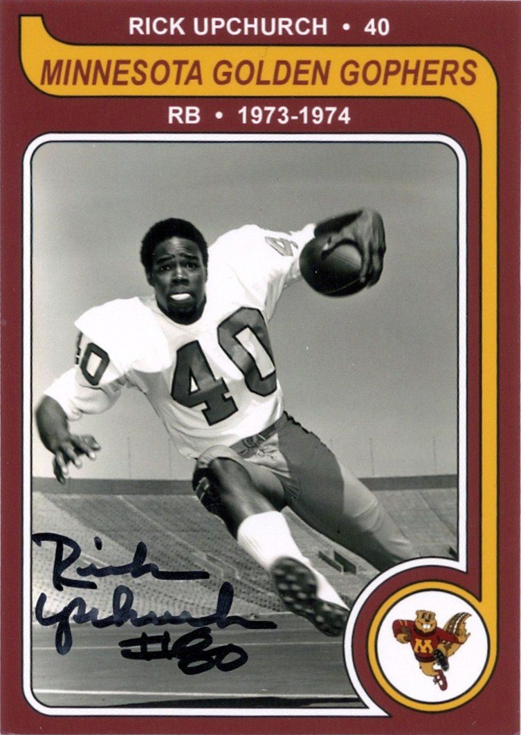 Minnesota Sports Autograph Project Rick Upchurch
