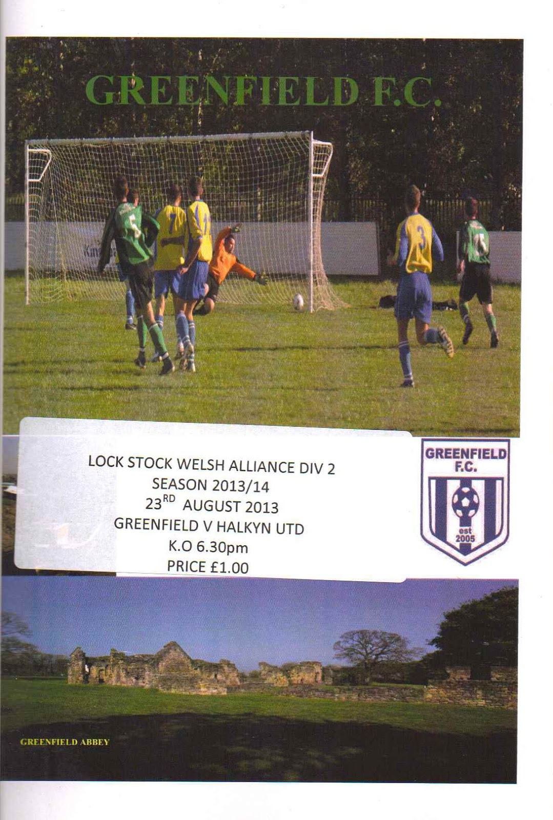 Greenfield v Halkyn United