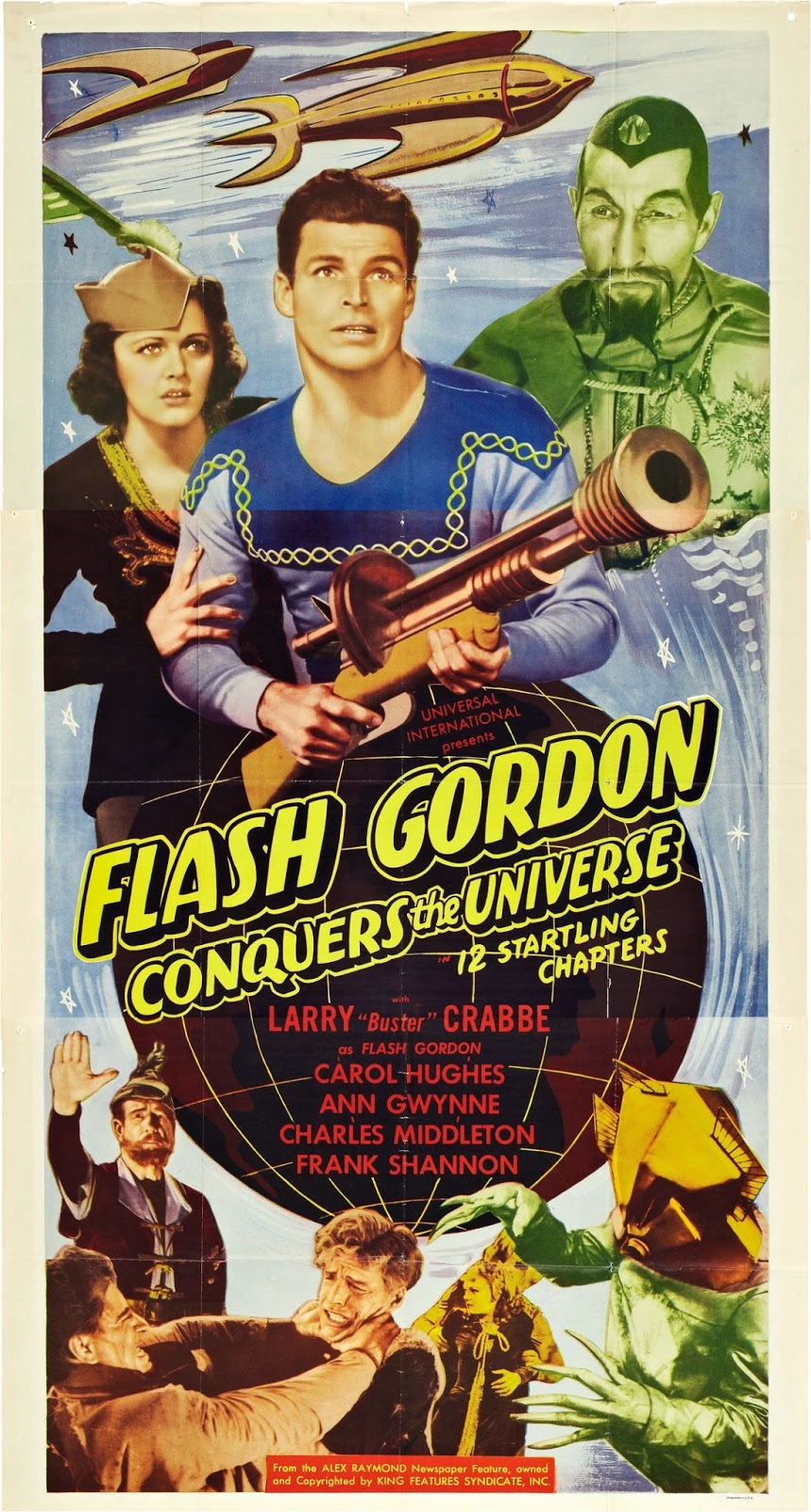 MI ENCICLOPEDIA DE CINE: 1936 - Flash Gordon Carteles y Lobby Card