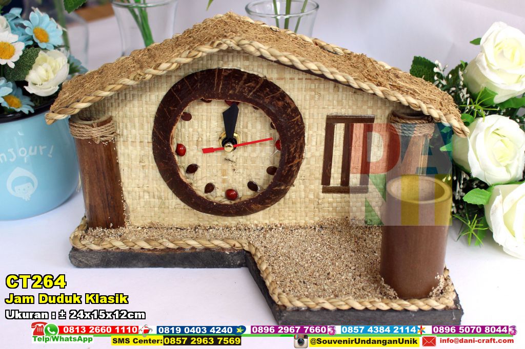 Jam Duduk Klasik | Souvenir Pernikahan