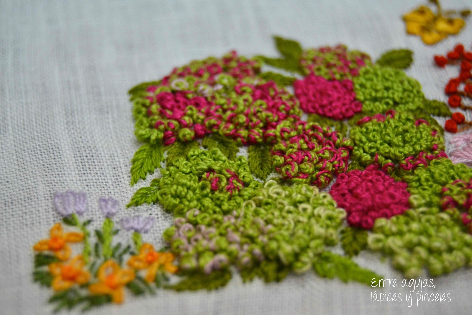 Bordado punto rococo - Imagui