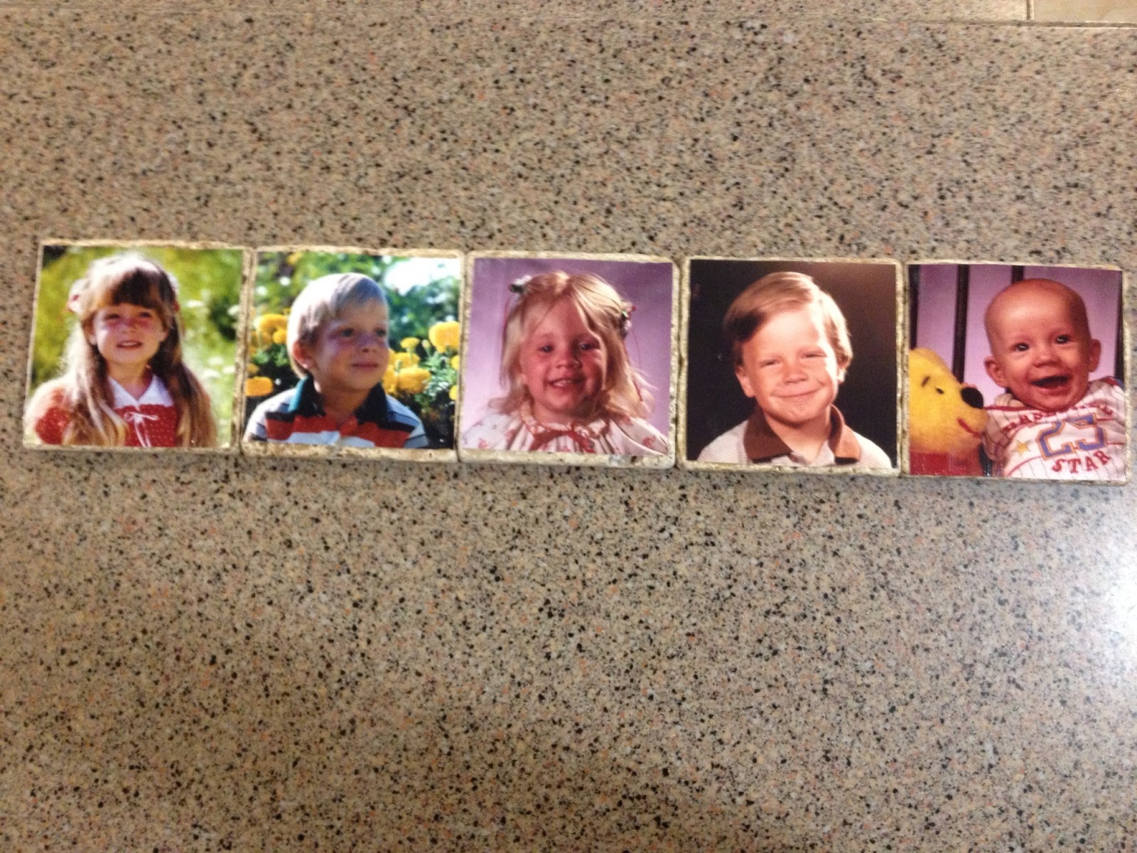 Mother's Day DIY Photo Crafts: Tile Coasters ~ Larsen Digital Services