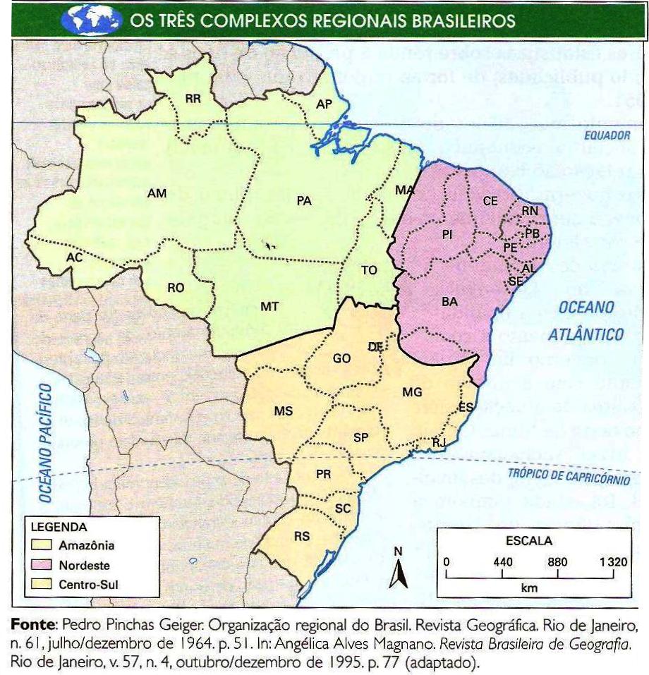 Geografando: As Regiões Brasileiras (texto e atividades)