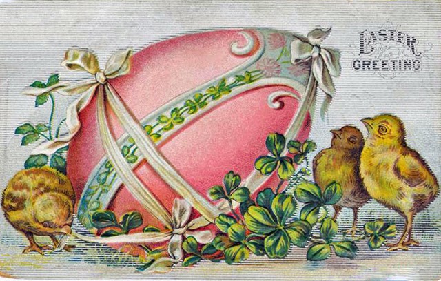 15 Colorful Vintage Easter Cards From the Early 20th Century ~ Vintage ...