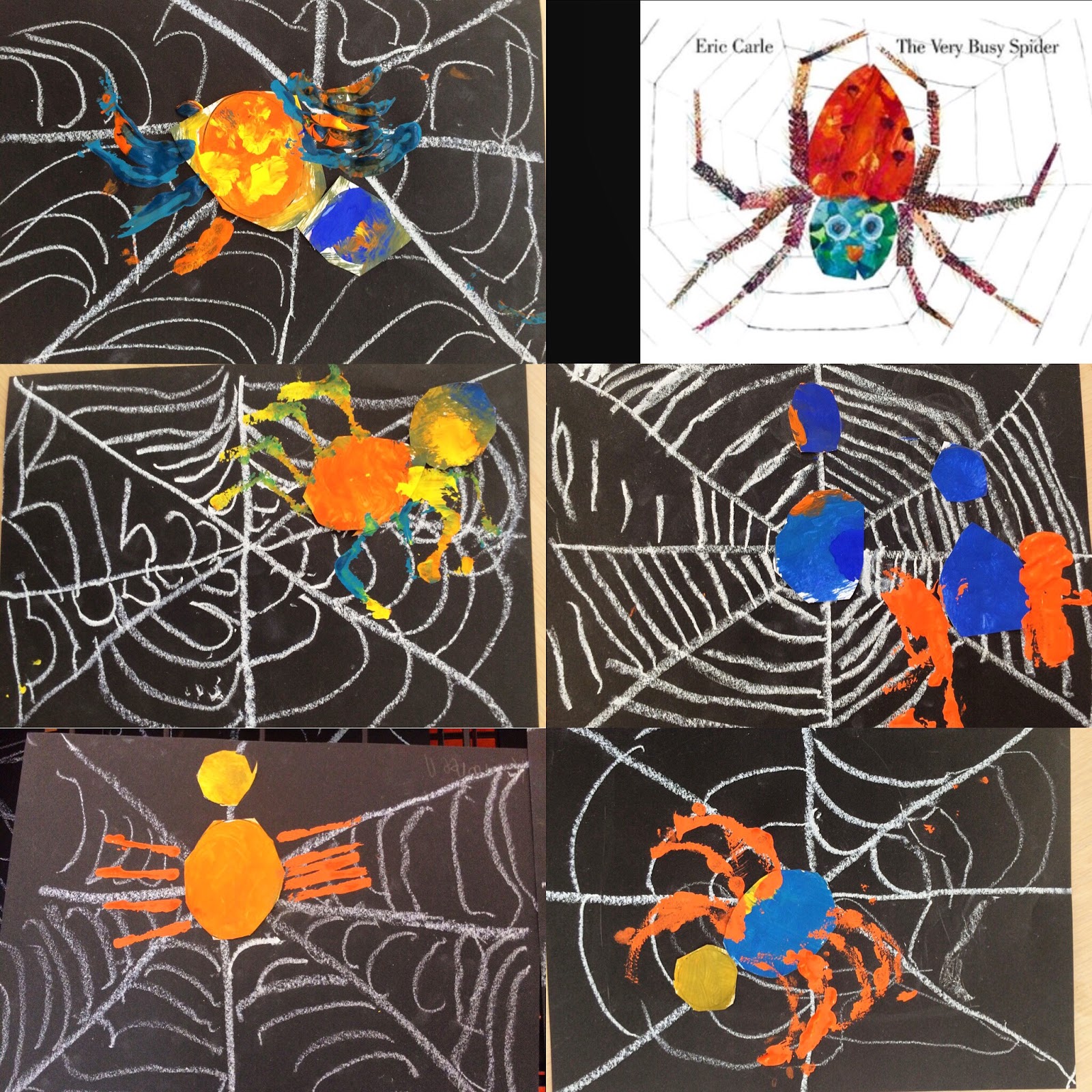MotleyARTmom: Eric Carle - The Very Busy Spider