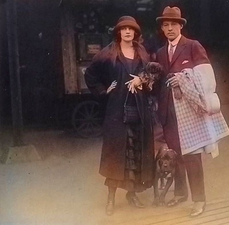 31 Beautiful Colorized Pics of Rudolph Valentino and Natacha Rambova ...