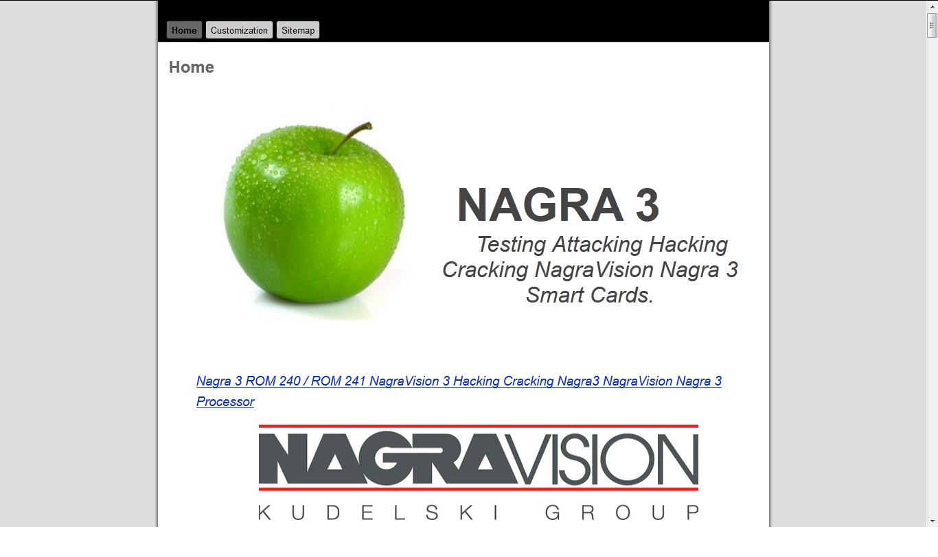 Nagra 3 Bookmarks: Nagra 3 Google PagesSmart Card Hack Crack Hacking Cracking Nagravision Nagra3