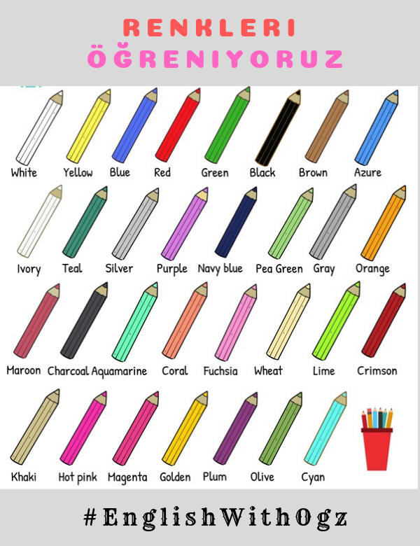 İngilizce Renkleri Öğreniyoruz - Sıfırdan İngilizce