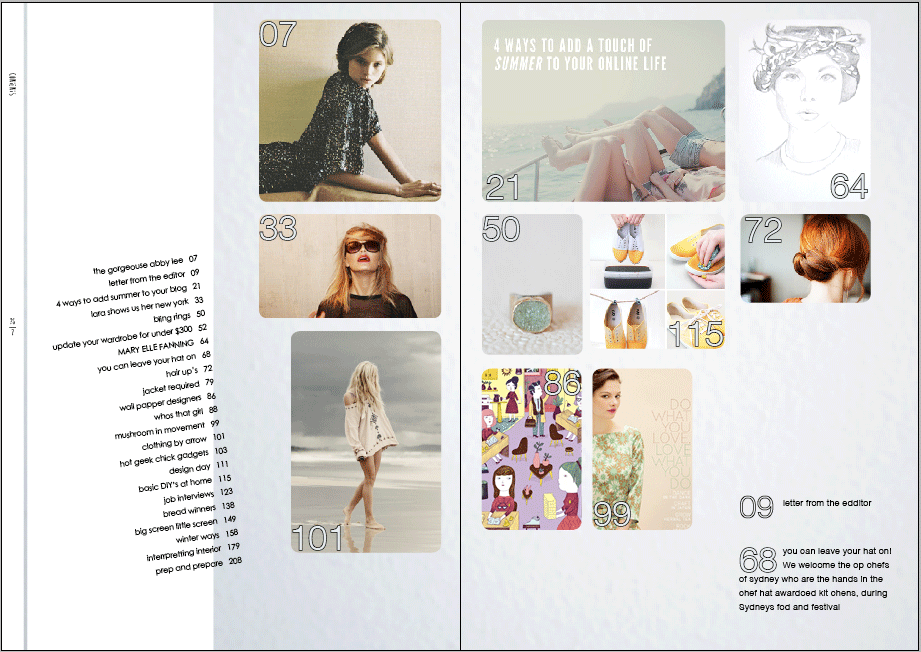 Creative Creatures: Double Page Spreads