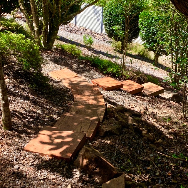 Rustnstuff: Timber, stone, pathways and other matters